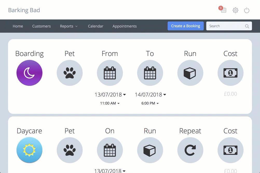 Pet Kennel, Grooming and Daycare Software